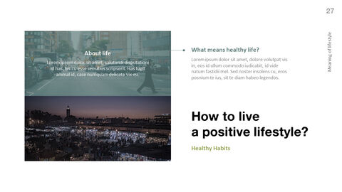 Lifestyle Business Presentation Templates