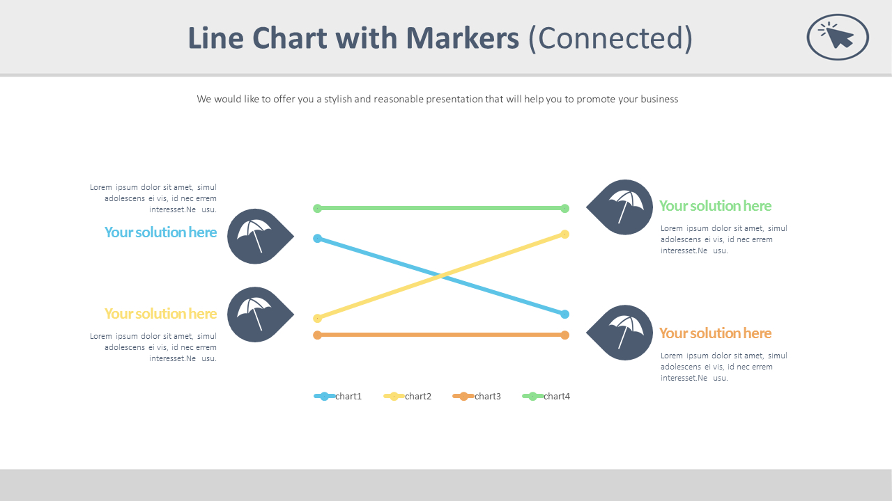 Line Chart with Markers (Connected)