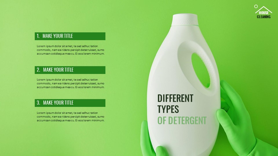 House Cleaning Easy Google Slides Template