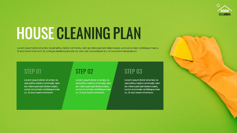 House Cleaning Easy Google Slides Template