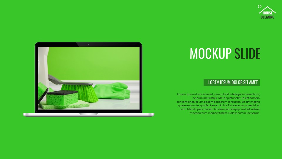 House Cleaning Easy Google Slides Template
