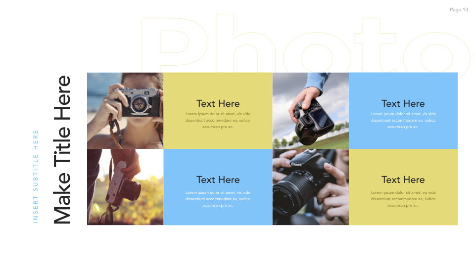 Camera Keynote Templates|Business