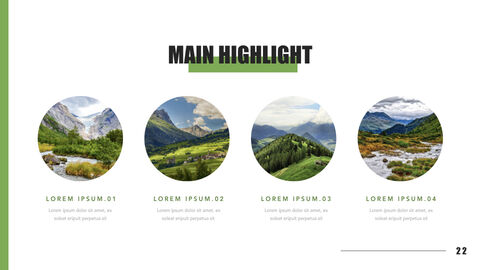 Mountain & Forest Keynote Presentation Template