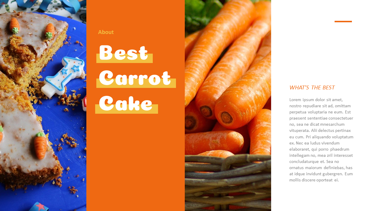 Carrot Cake Presentations PPT