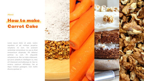 Gâteau à la carotte Présentations PPT