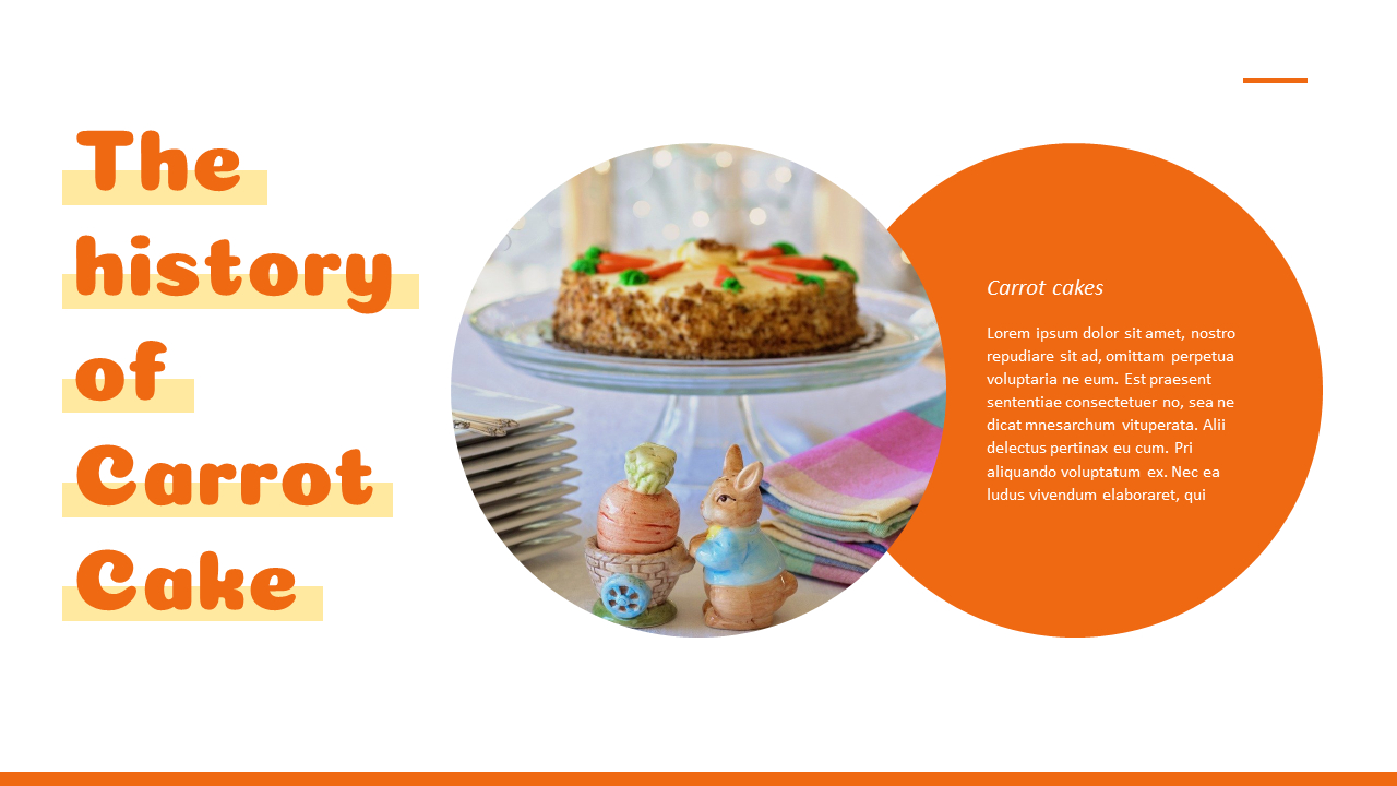 Carrot Cake Presentations PPT