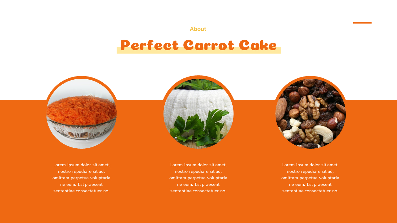 Carrot Cake Presentations PPT