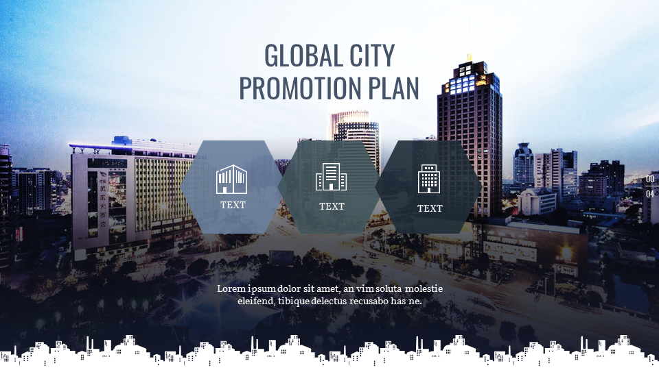 Night View of the City PowerPoint Layout