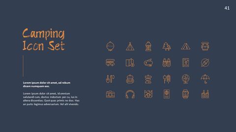 Camping Modèles de présentation PowerPoint