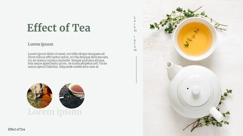 Traditional Tea Google Slides Template Design