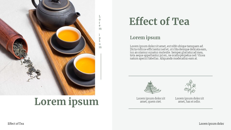 Traditional Tea Google Slides Template Design
