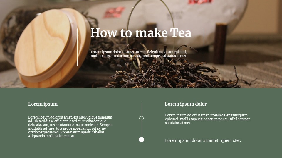 Traditional Tea Google Slides Template Design