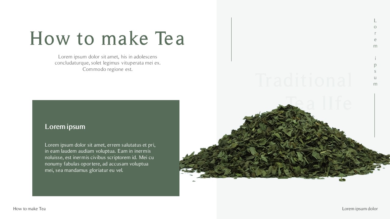 Traditional Tea Presentations PPT