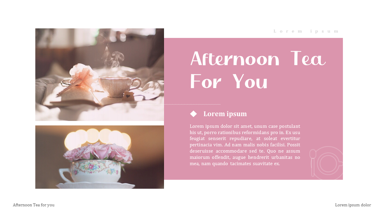 Afternoon Tea PowerPoint Presentation Examples