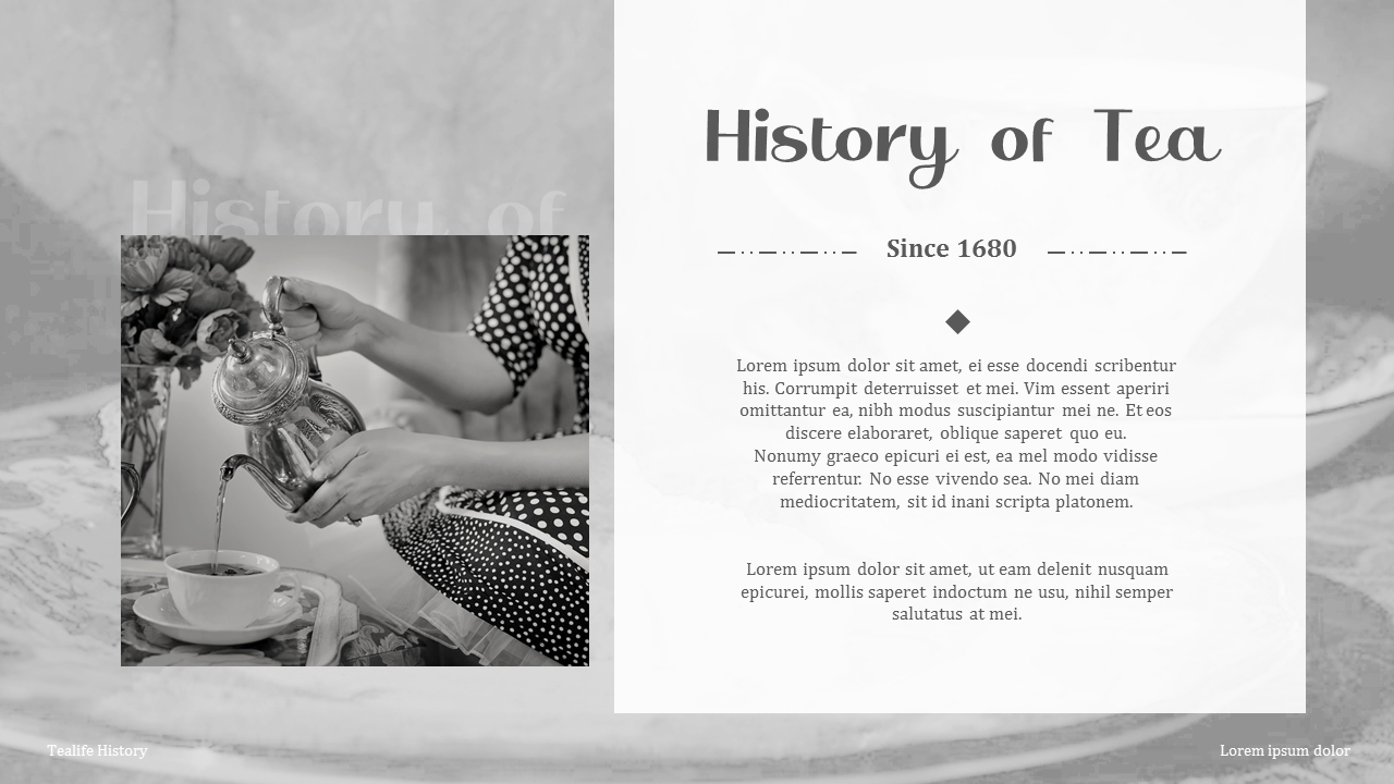 Afternoon Tea PowerPoint Presentation Examples