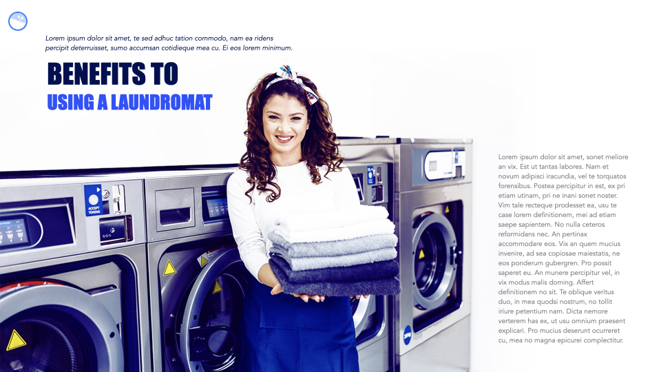 Laundry Shop Keynote Templates