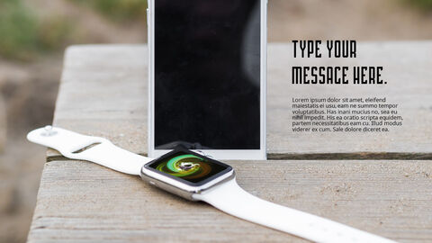 Mockup PowerPoint Templates (SmartWatch)