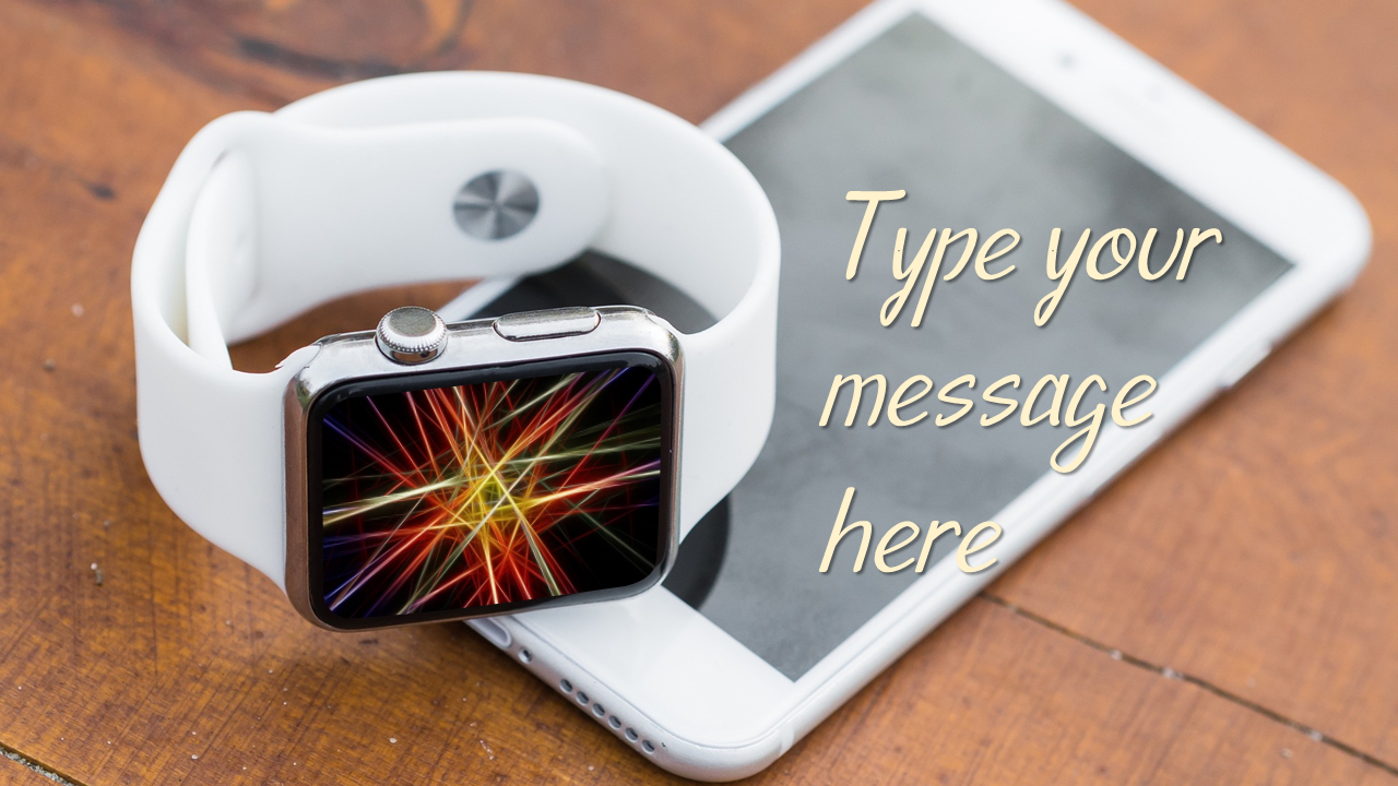 Mockup PowerPoint Templates (SmartWatch)