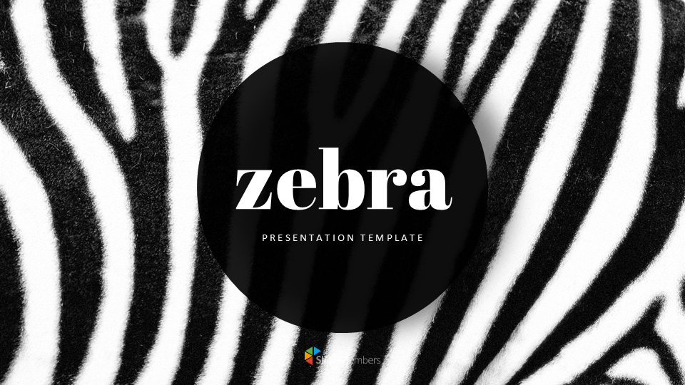 zebra Startup PPT Templates