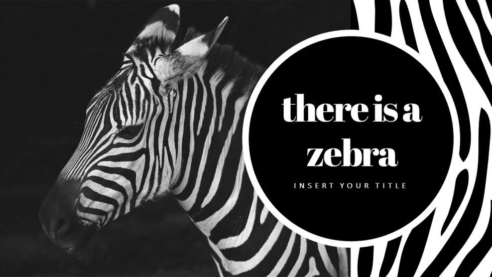 zebra Startup PPT Templates