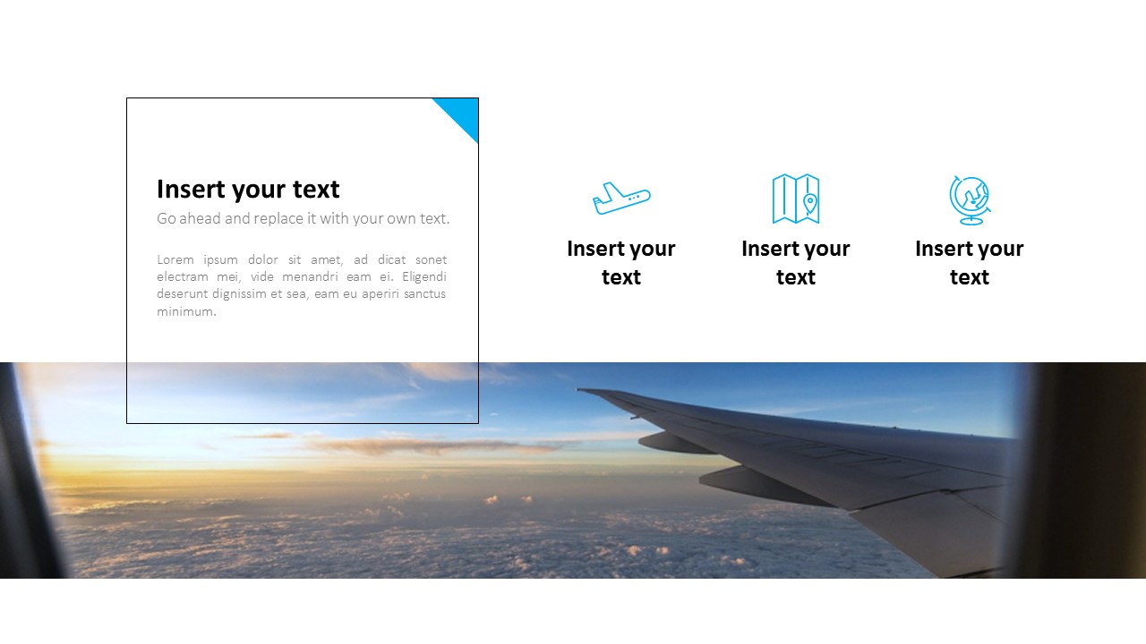 Viaje en avion Plantillas de PowerPoint