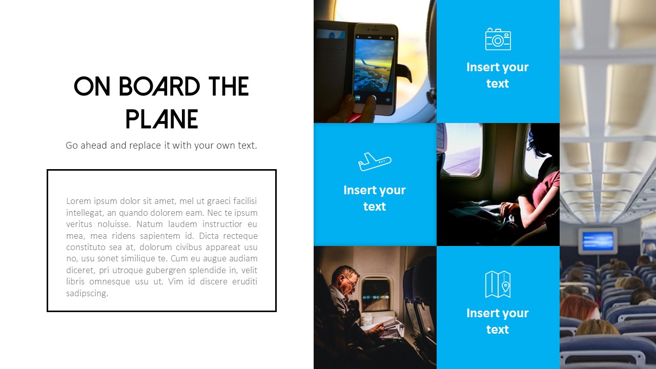 Airplane Trip PowerPoint Templates