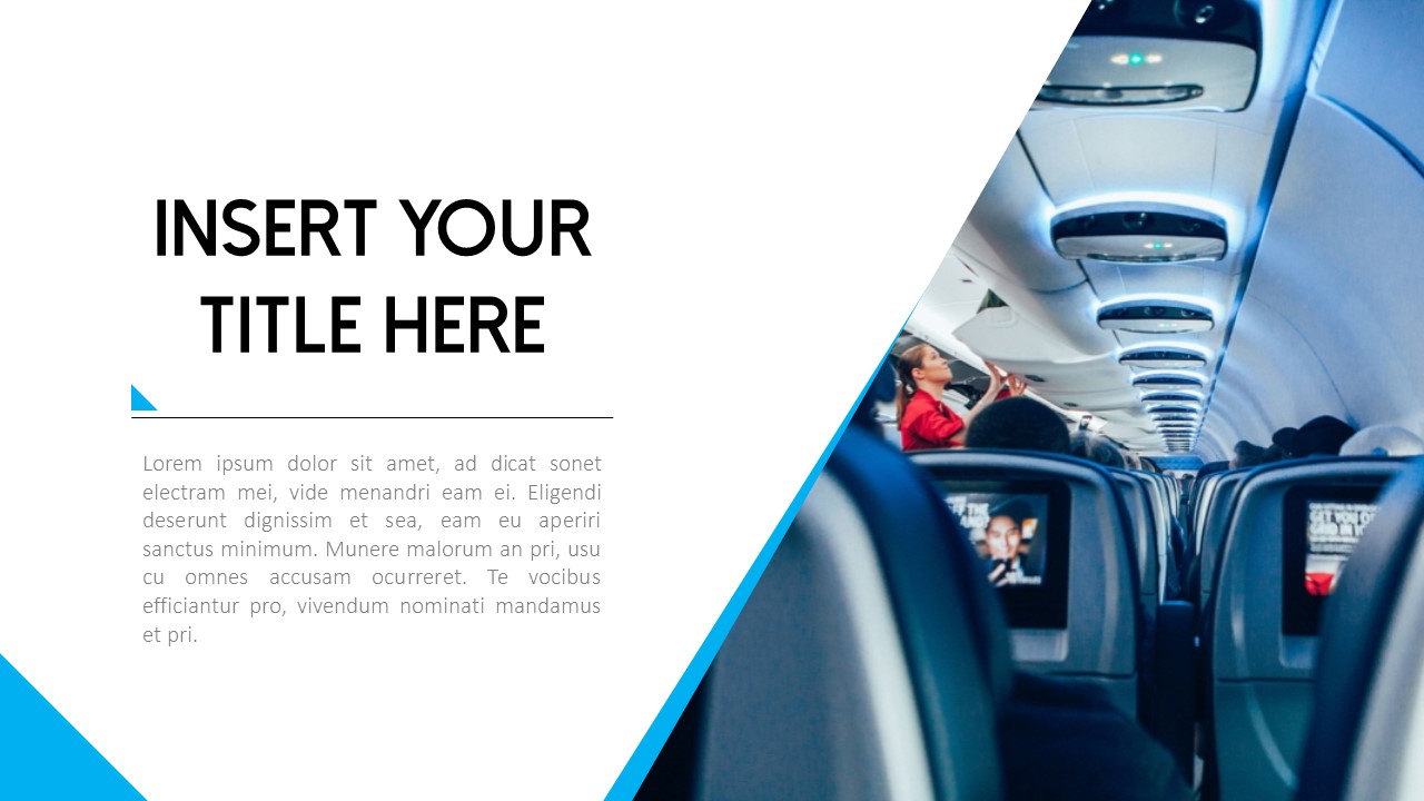 Airplane Trip PowerPoint Templates