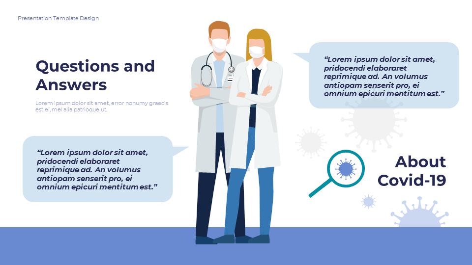 Covid-19 Simple Slides Templates