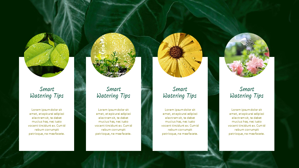 Gardening Simple PPT Templates