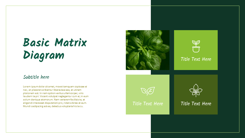Gardening Simple PPT Templates