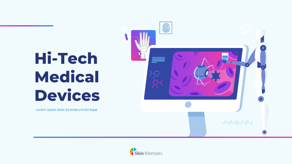 Hi-Tech Medical Devices PPT Google Presentation Slides