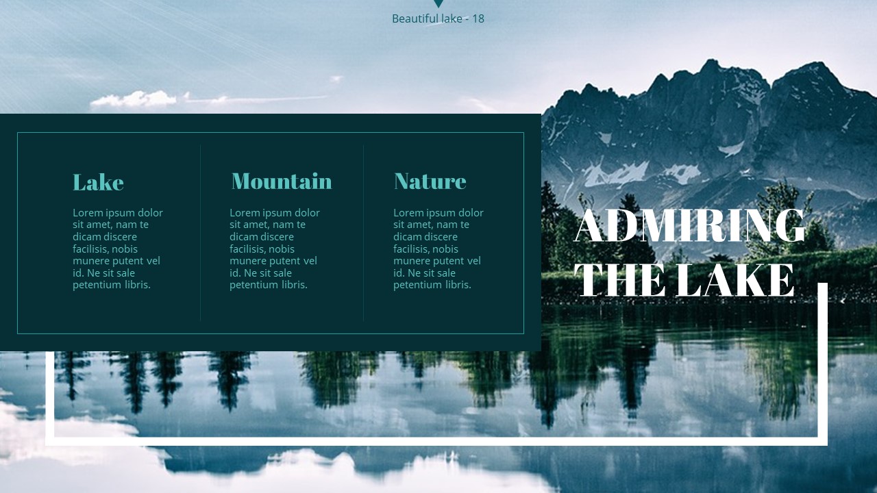 LAKE Proposal Presentation Templates