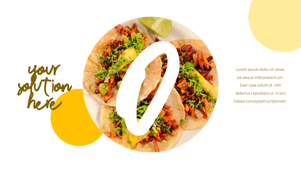 Fondo De Powerpoint De Tacos Presentación De Un Proyecto De Taquería