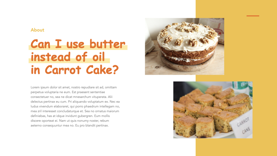 Carrot Cake Keynote for Microsoft|Business