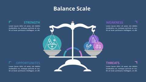Balance Scale Infographic Diagram