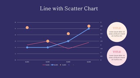 Bubble and Line Mix Chart