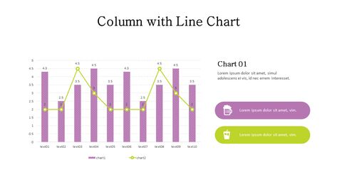 Column and Line Mix Chart