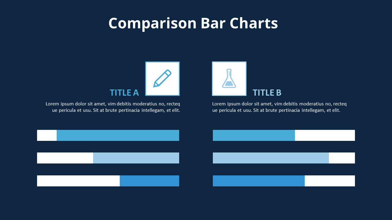 Comparison Bar Chart Diagram