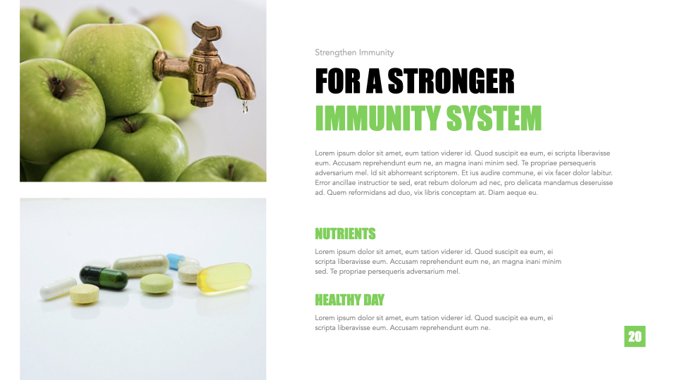 Strengthen Immunity Keynote Templates for Creatives