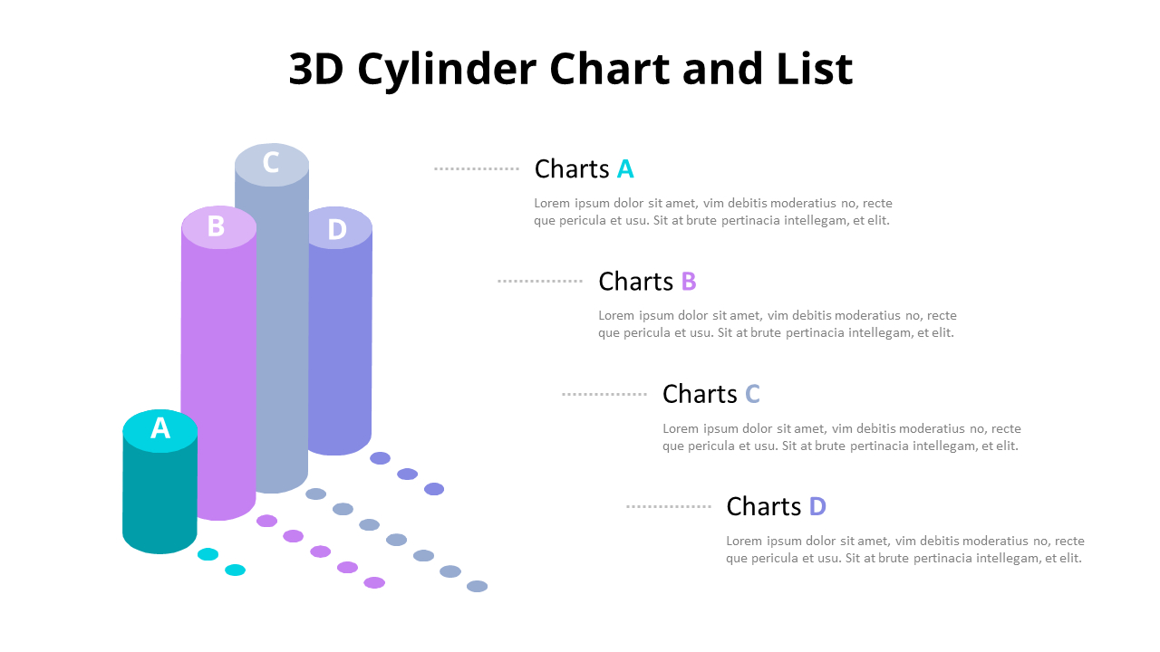 D Cylinder Column Animation Chart