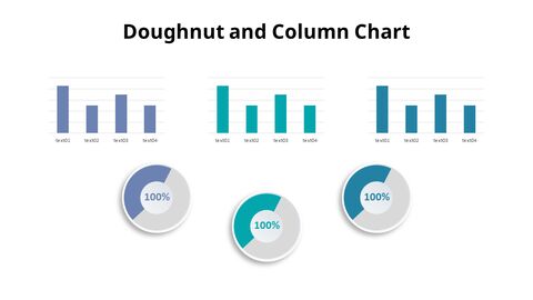 Doughnut with Column Mix Chart