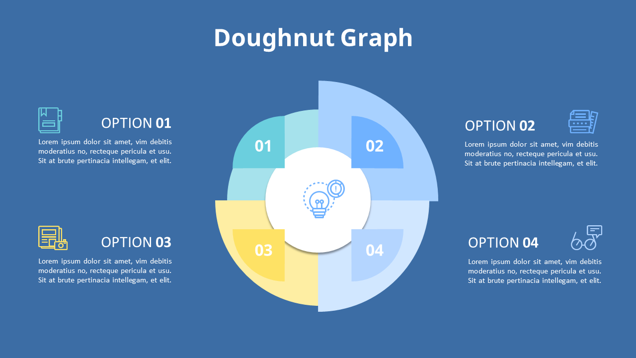 Overlapping Donut Chart Animation Templates