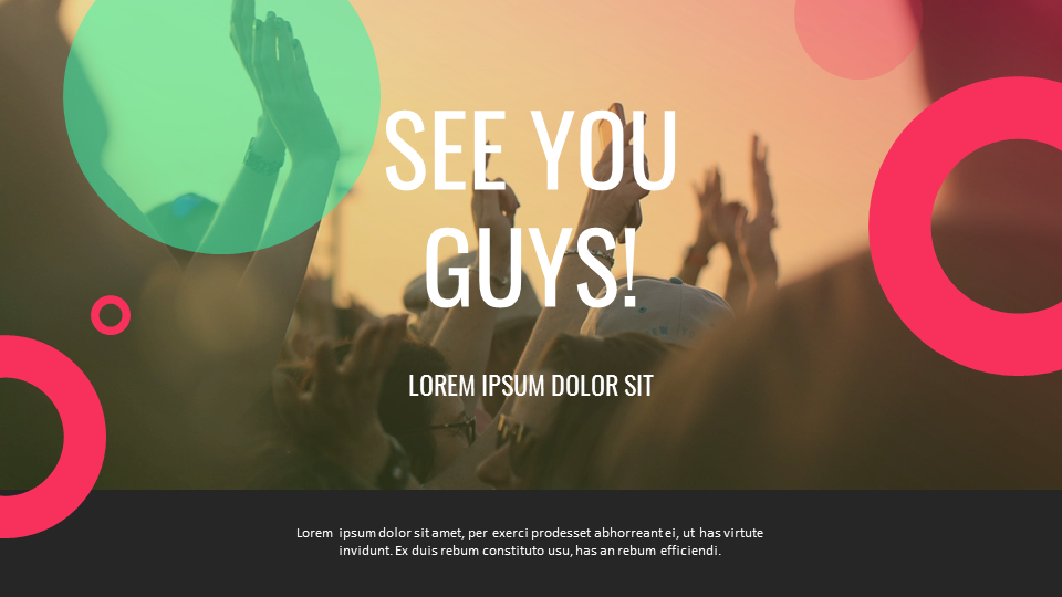 Rock Festival PPT Templates Simple Design
