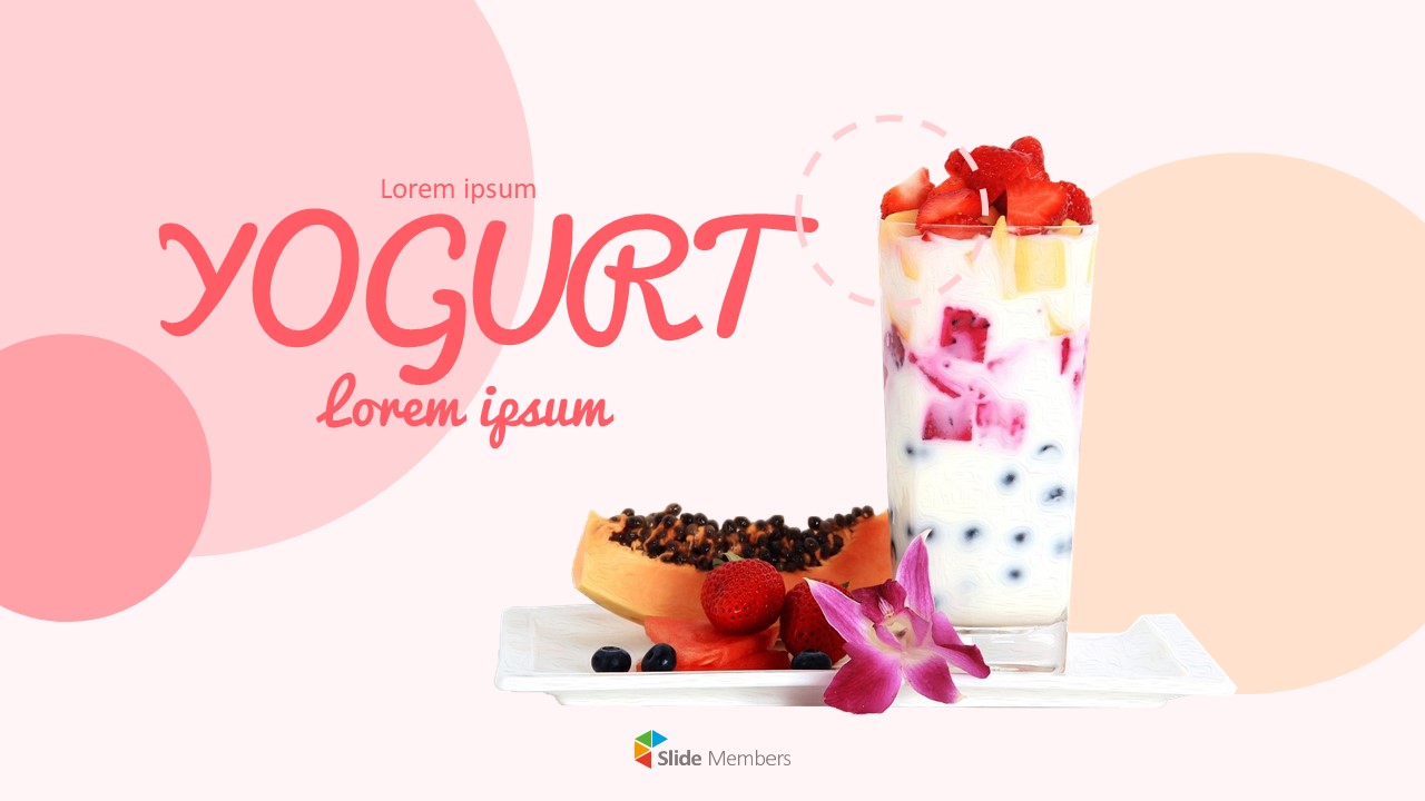 Yogurt Slide PPT