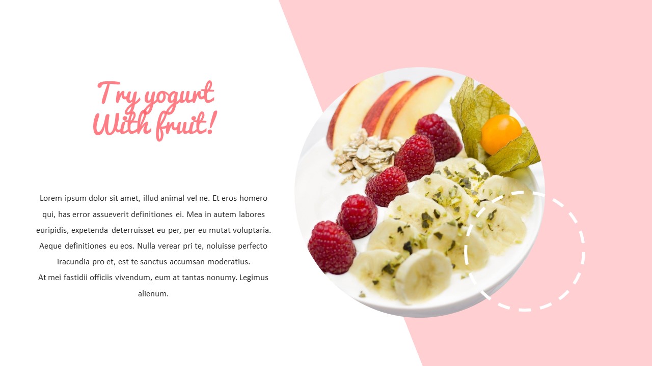 Yogurt Slide PPT