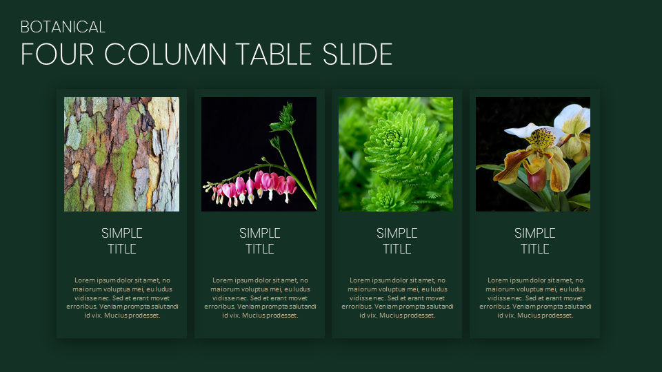 Botanical Background PowerPoint