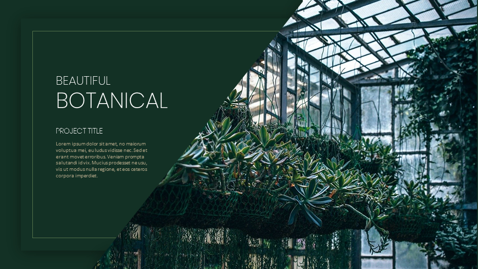 Botanical Background PowerPoint