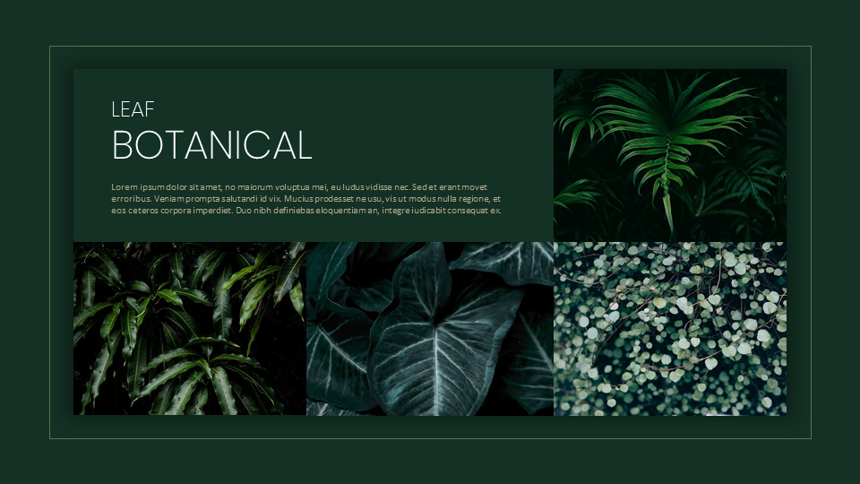 Botanical Background PowerPoint