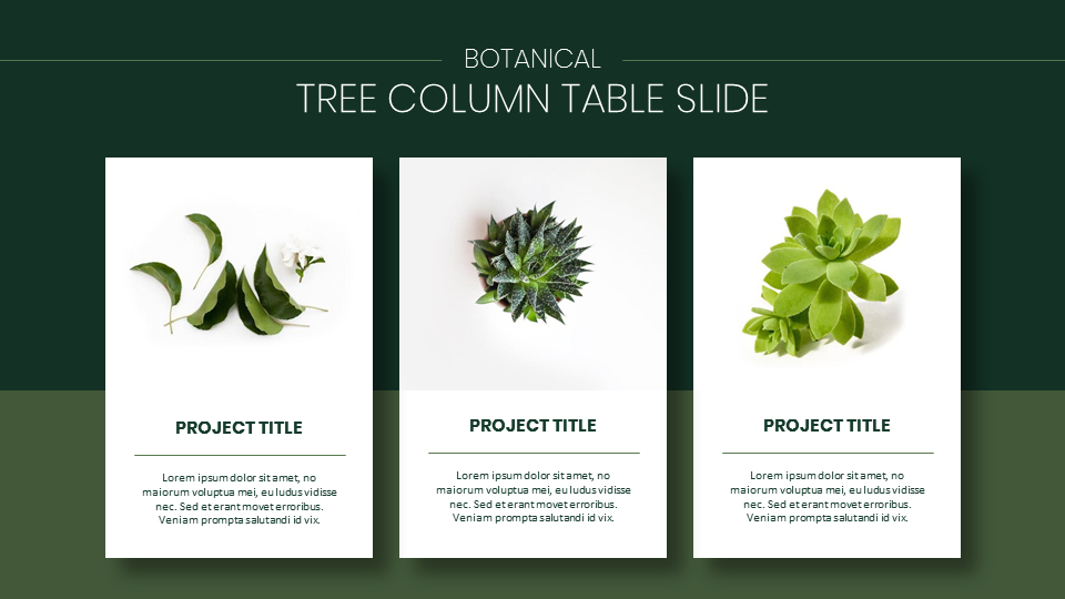 Botanical Google PowerPoint Slides