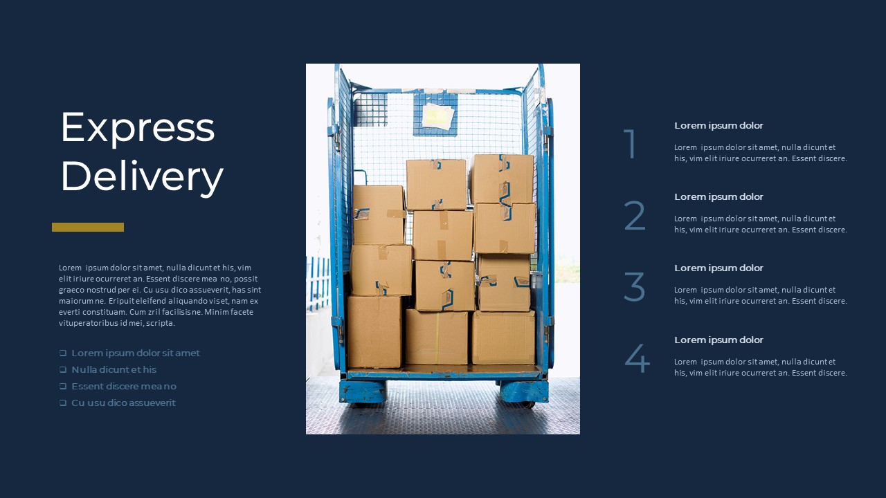 Courier Service premium PowerPoint Templates